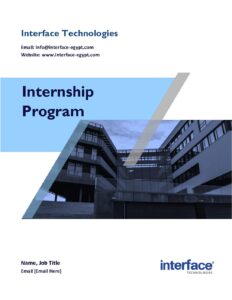 Internship Program Design – Interface Inc